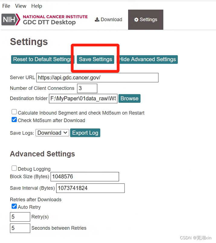 【TCGA】GDC Transfer Tool-UI settings(踩坑)_gdc data transfer tool ui-CSDN博客