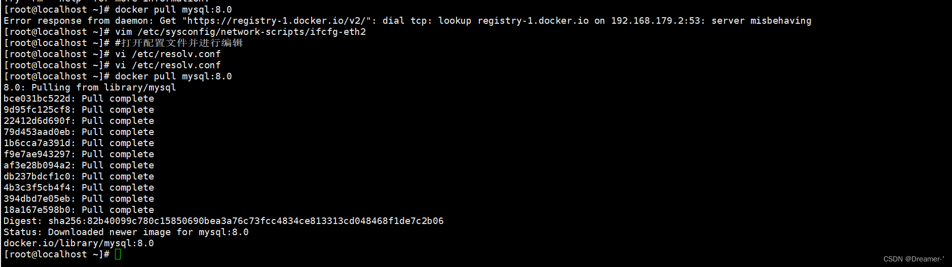 docker pull报错server misbehaving错误解决-CSDN博客