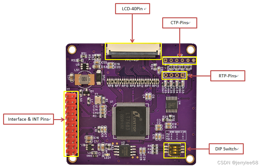 LT7683/LT7381 controller board for 40Pin/50Pin TFT LCD-CSDN博客