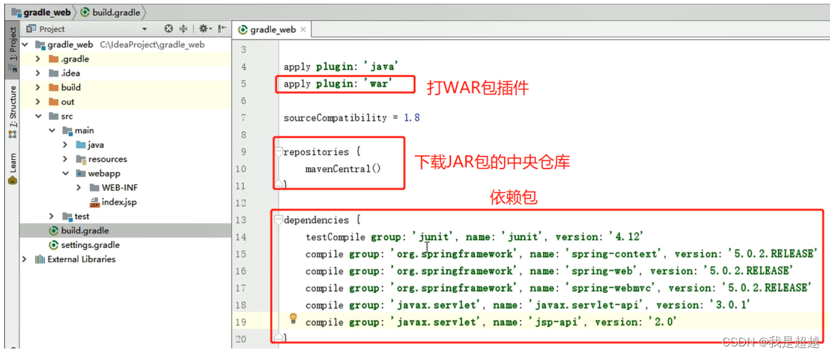 Gradle构建JAVA聚合项目快速入门_gradle java-CSDN博客