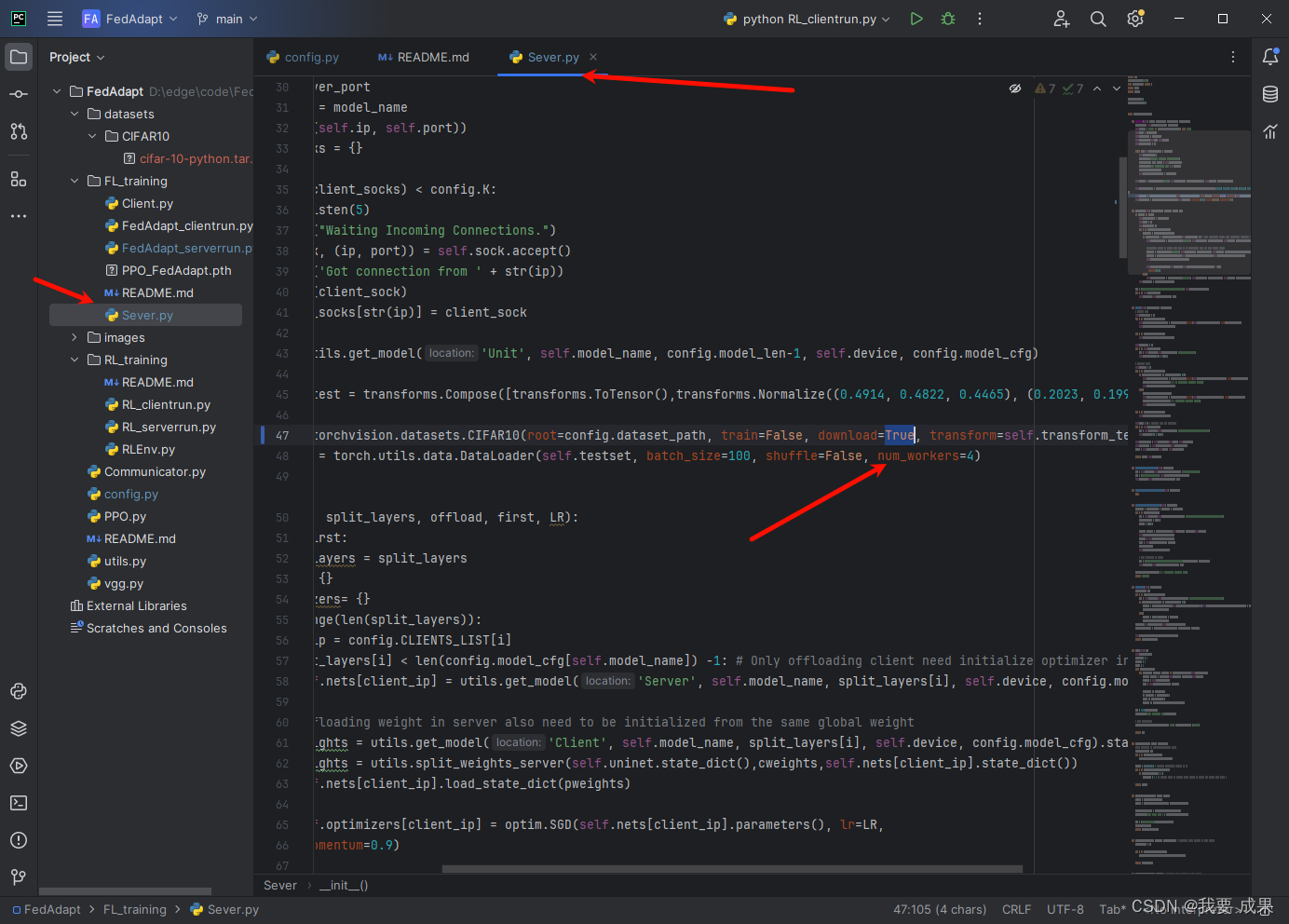 联邦学习框架：FedAdapt: Adaptive Offloading for IoT Devices in Federated Learning 框架的部署实现_federated ...