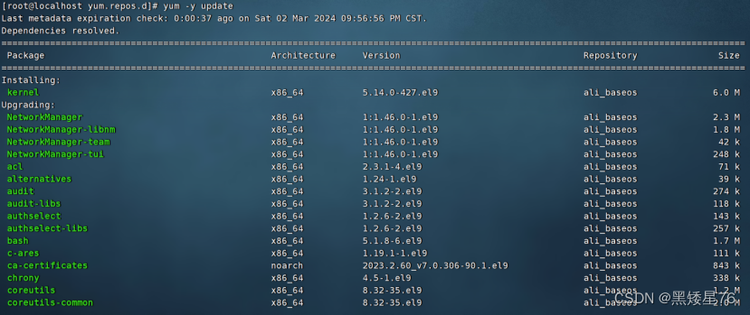 Red Hat Enterprise Linux9配置国内yum源及本地化_redhat9 yum源-CSDN博客