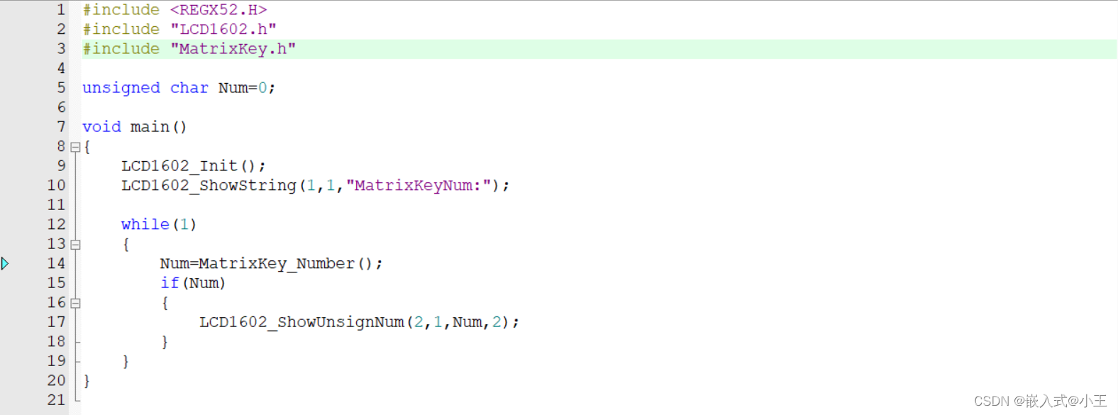 矩阵键盘模块_matrixkey()-CSDN博客