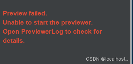 DevEco Studio Preview失败_preview failed. unable to start the previewer.open-CSDN博客