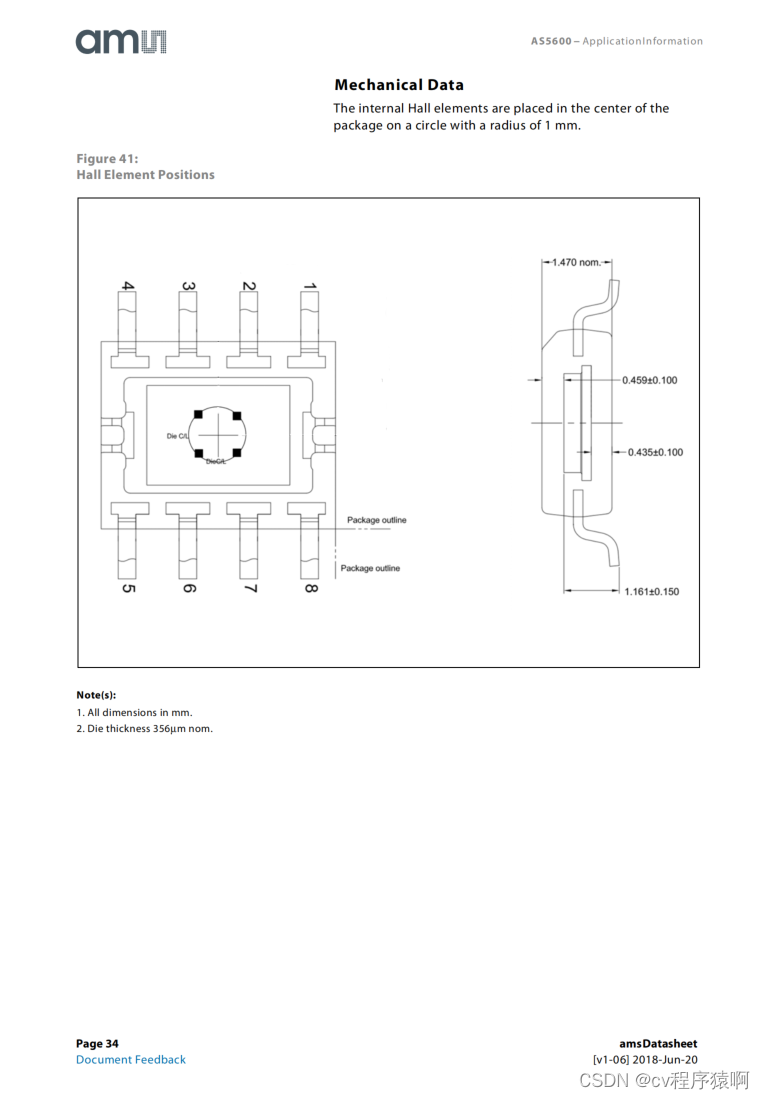 AS5600中文芯片数据手册（中文翻译）_as5600磁编码器中文手册-CSDN博客
