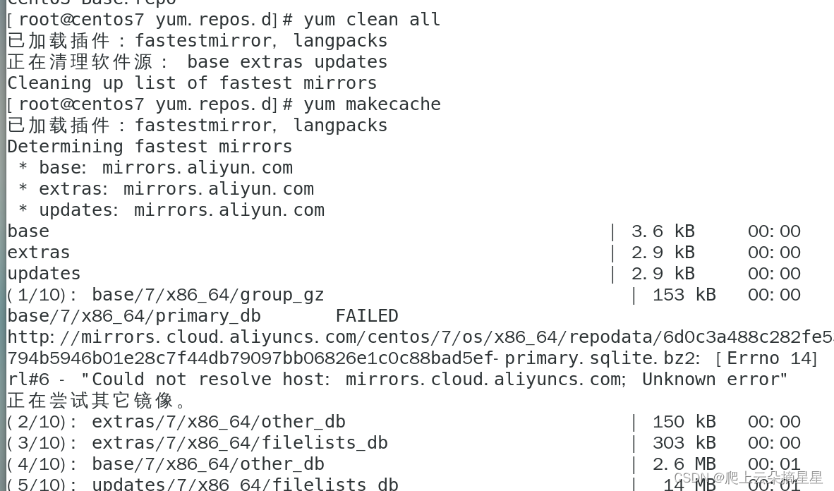 centos7的yum源搭建_centos7 yum源-CSDN博客