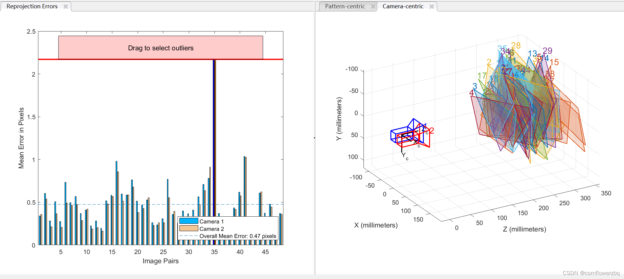 matlab工具箱双目相机标定与python中得到三维坐标-record_matlab的相机标定-CSDN博客