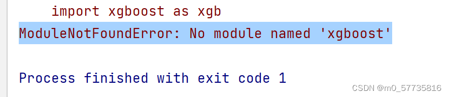 20240331报错ModuleNotFoundError: No module named ‘xgboost‘_modulenotfounderror: no module named ...