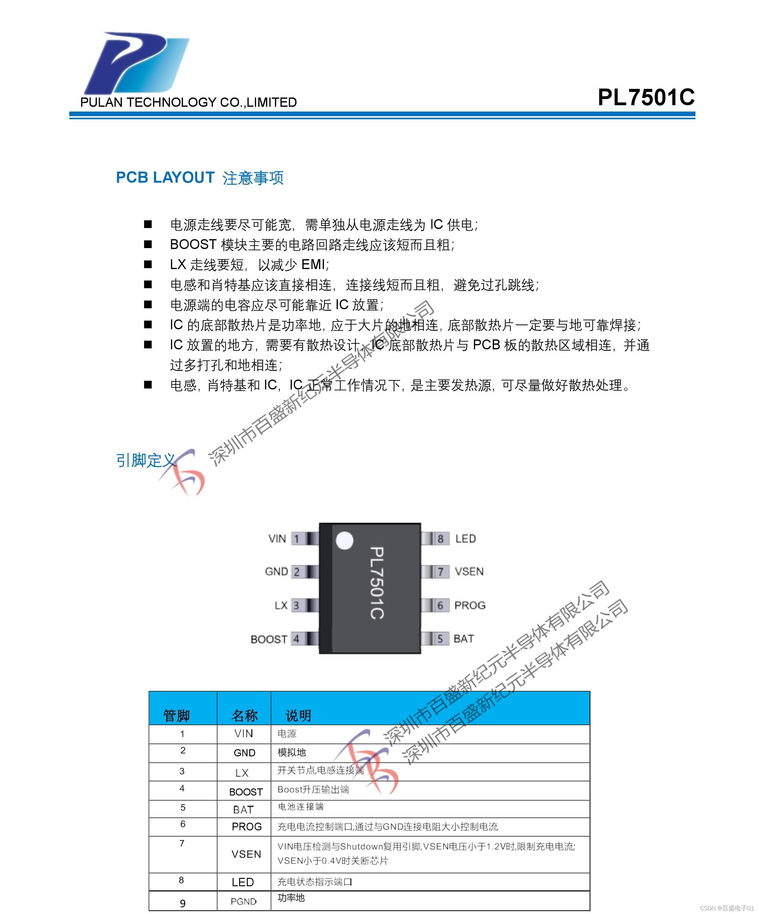 PL7501C：双节锂电池高效充电新选择 高效、智能：PL7501C锂电池充电控制器全新上市-CSDN博客