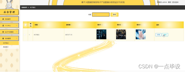 基于python大数据的淘宝电子产品数据分析系统设计与实现基于python的电子产品信息查询可视化分析 Csdn博客