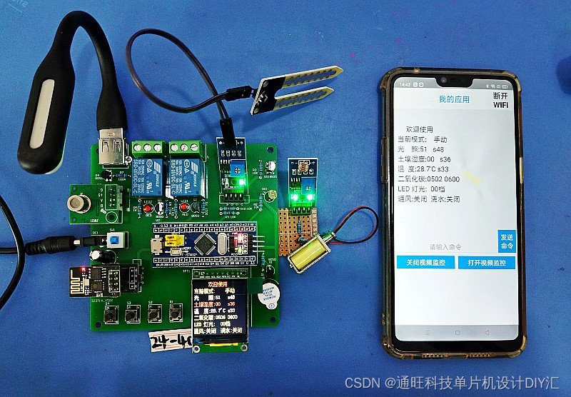 基于STM32单片机智能大棚土壤湿度CO2光照温度光控无线设计24-401-CSDN博客