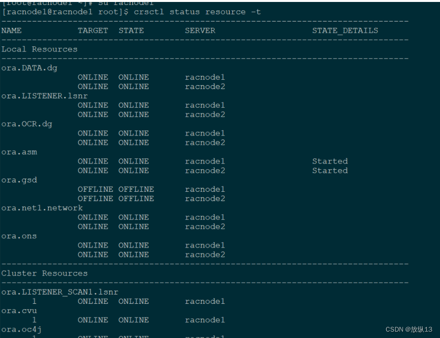 Oracle Rac 集群oracle 集群中的实例 Csdn博客 