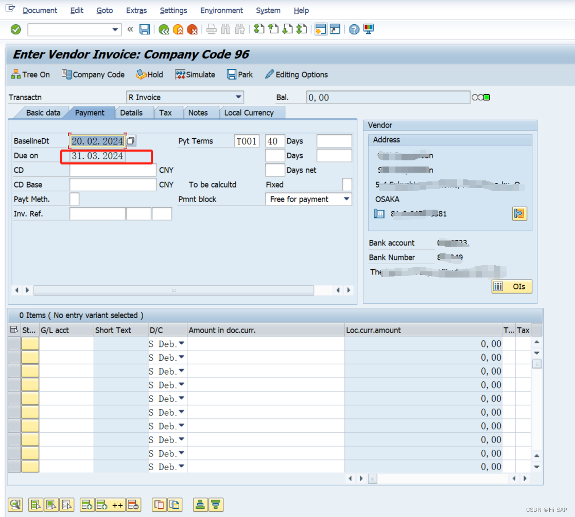 Terms of payment 解决方案 OBB8_sap obb8支付条款-CSDN博客