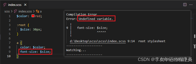 scss基础语法--嵌套语法、注释、变量_scss 嵌套-CSDN博客