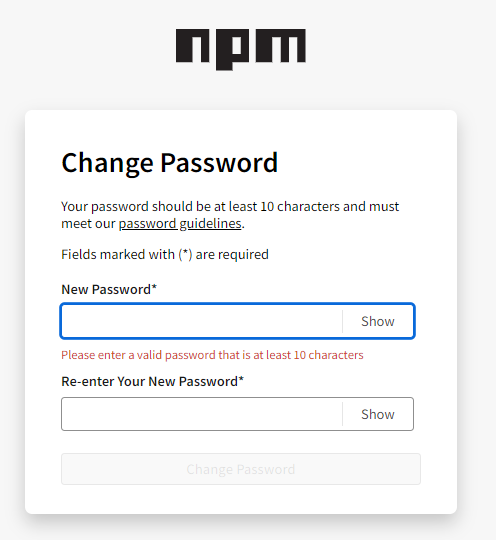 npm登录：忘记了用户名和密码，通过邮箱重设密码并登录_npm username忘记了-CSDN博客
