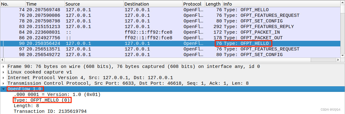 OpenFlow协议分析实践_openflow交换机-CSDN博客