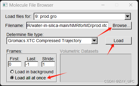 VMD导入GRMOCAS生成的轨迹文件_vmd gromacs 轨迹-CSDN博客