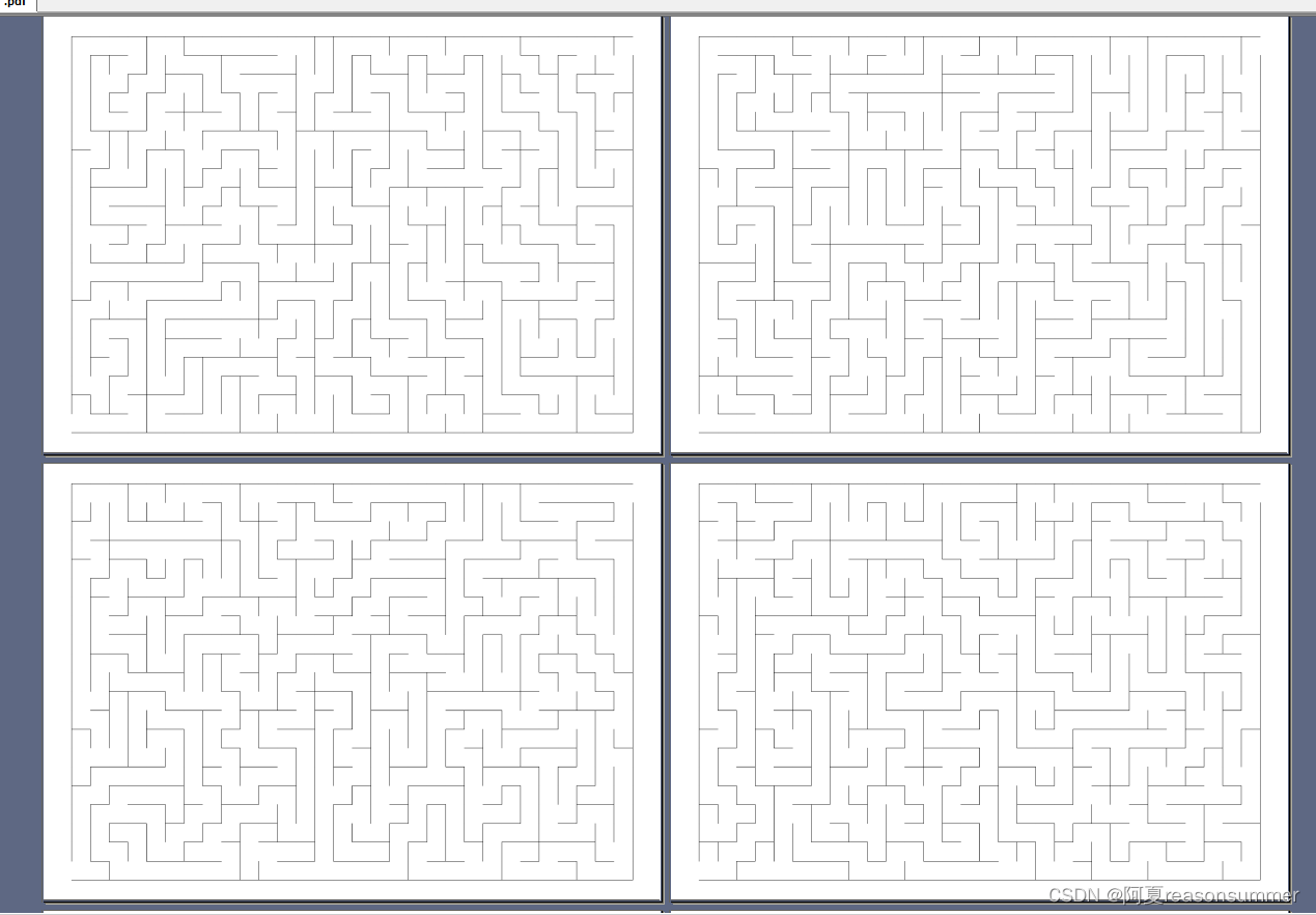 【教学类-09-02】20240331细线迷宫图01（A4横版一页1份横版）_a4迷宫图-CSDN博客