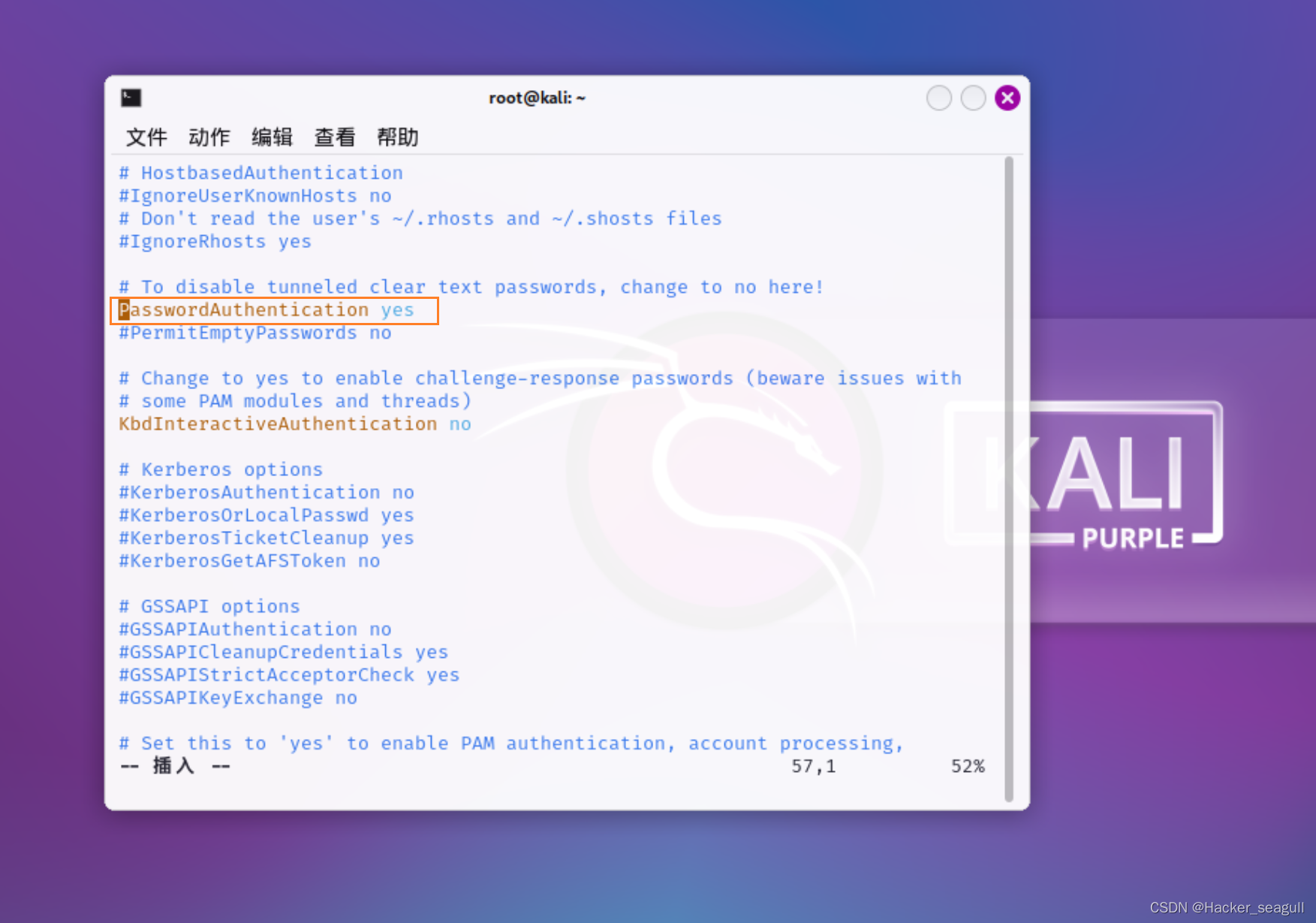 kali开启ssh服务并实现终端连接（详细版)(xshell、Finalshell)_kali打开 ssh-CSDN博客