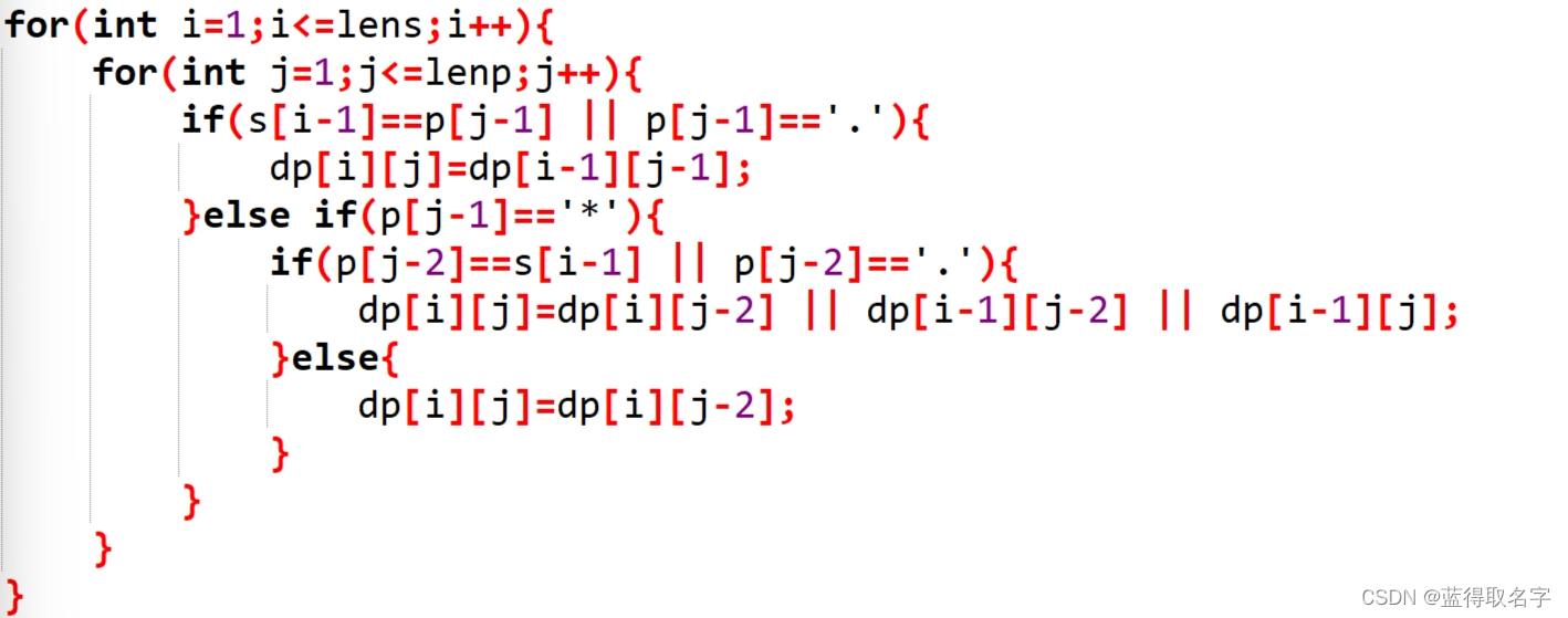 Leetcode 第十题 正则表达式匹配 笔记 Csdn博客