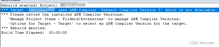 Stm32 Keil5报错 Target ‘xxx‘ Uses Arm Compiler ‘default Compiler 