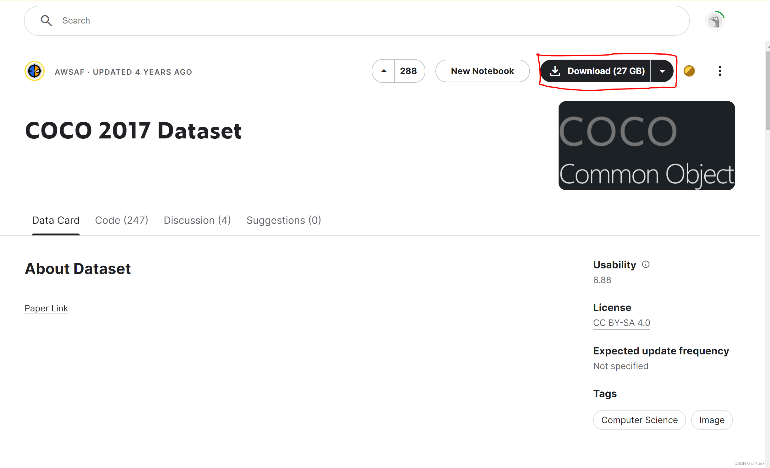 在服务器上下载COCO2017数据集-CSDN博客