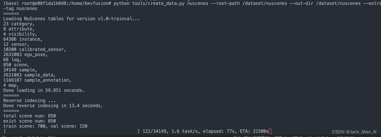 MIT Bevfusion环境安装 Docker方式，nuscenes数据处理_bevdet的docker运行-CSDN博客