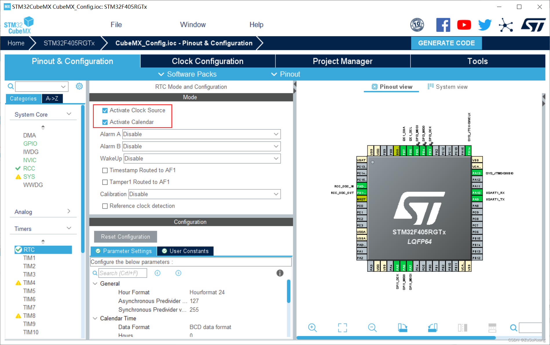 RT-Thread使用——RTC时钟_rtthread rtc 怎么用-CSDN博客