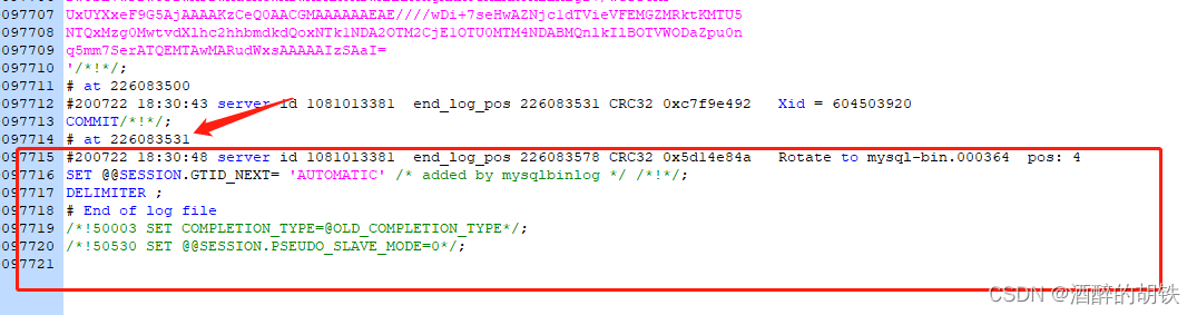 MySql binlog命令使用_mysqlbinlog --start-datetime-CSDN博客