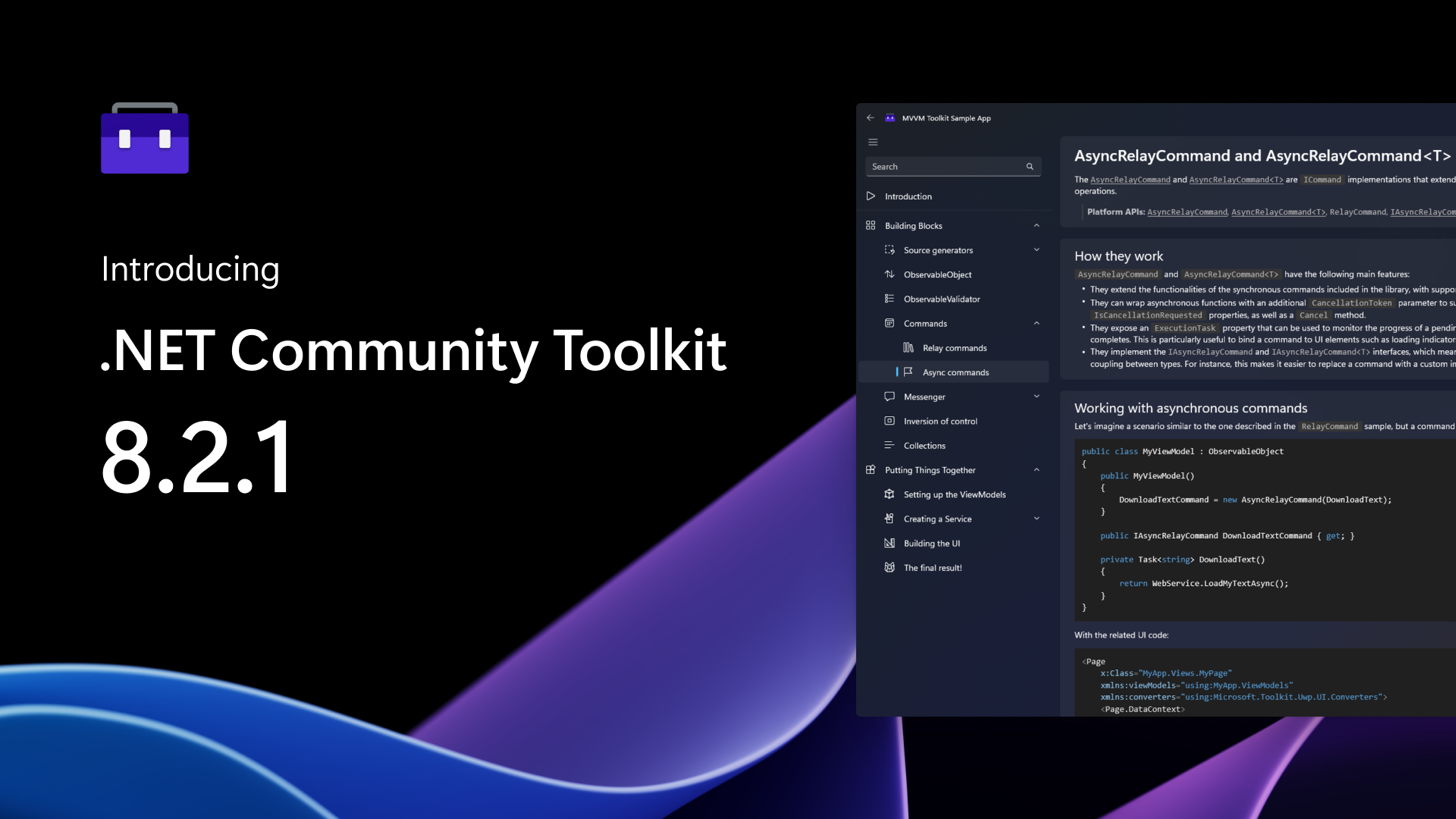 .NET Community Toolkit 8.2.1 中提供了改进的源生成器和代码修复程序！_communitytoolkit 注解-CSDN博客