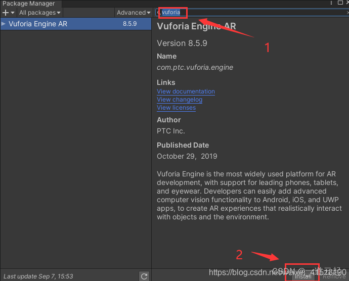 [Unity开发]在Hololens2上使用Vuforia [Unity2020.3.48f1c1+Vuforia9.6.3+MRTK2.8.3]_hololens2 vuforia-CSDN博客