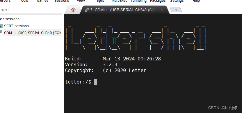 基于STM32+HAL库+Freertos移植lettershell-CSDN博客