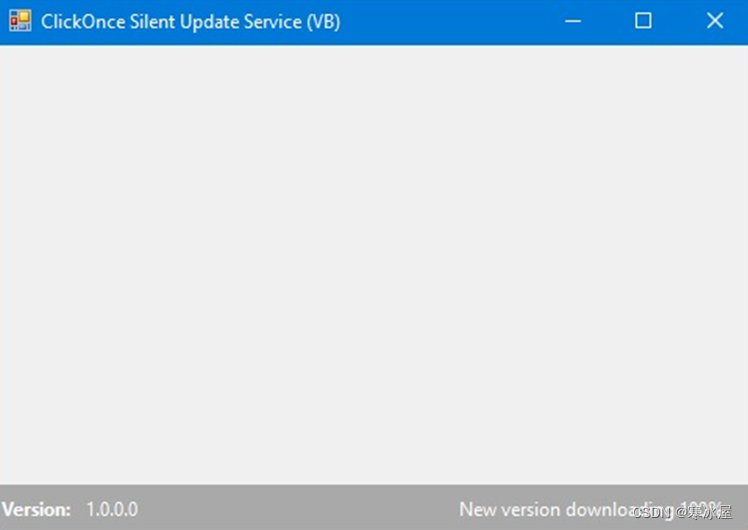 在C#&VB中Winform & WPF的安静ClickOnce安装程序_wpf clickonce-CSDN博客