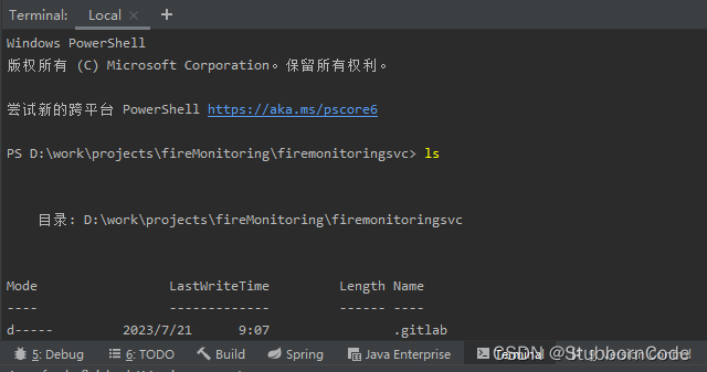 Idea Terminal(终端)无法使用llls等命令,更改为powershellidea Powershell Csdn博客