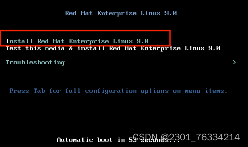 Redhat 9.0 的安装和Redhat账号的注册_redhat9.0-CSDN博客