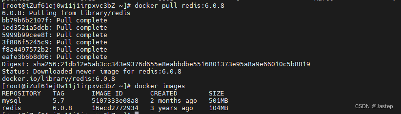 Docker安装redis Dockerhub拉取镜像 Csdn博客