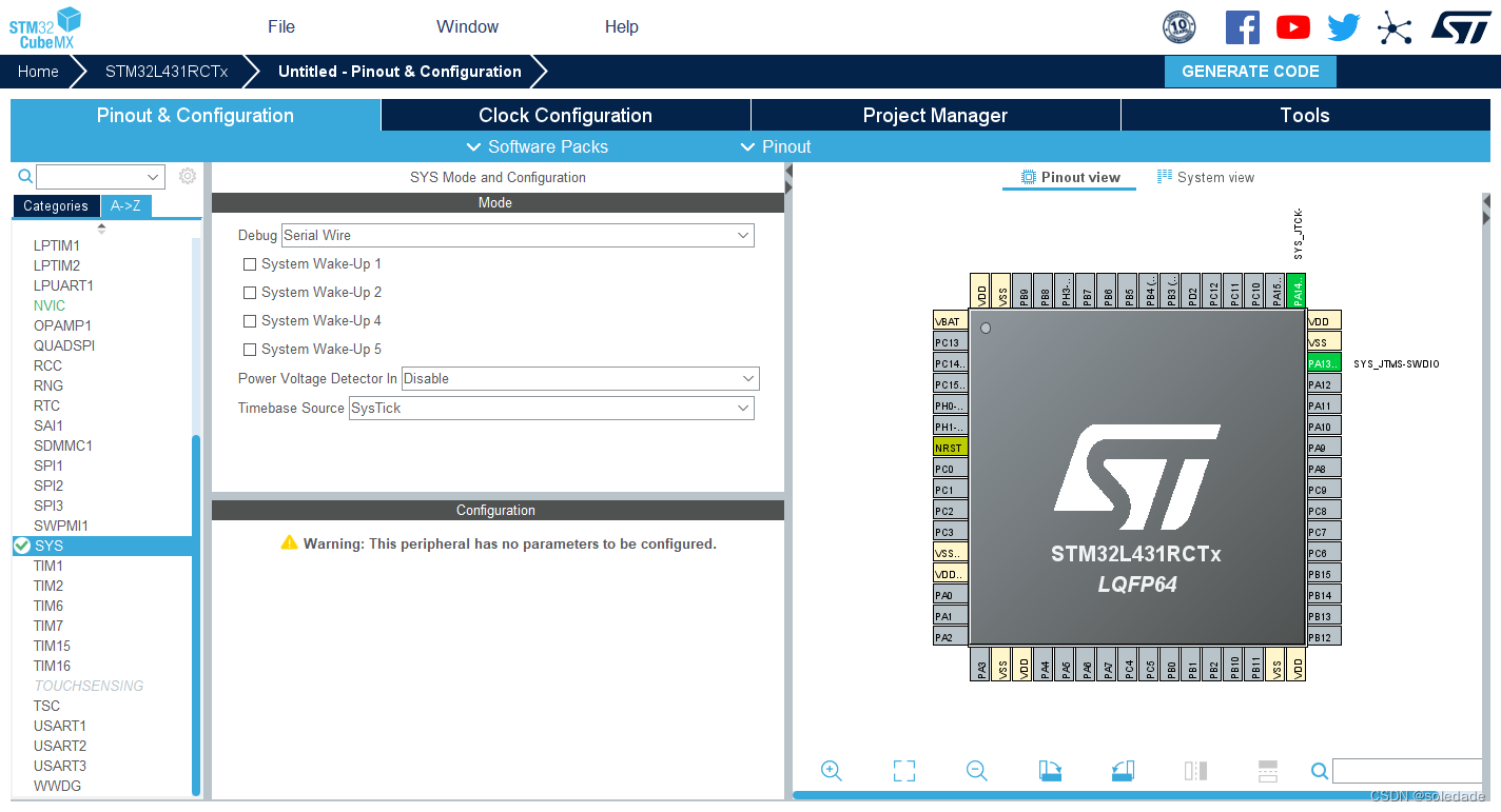 【STM32之HAL库实战】0.使用STM32CubeMX配置MCU_commercial part number-CSDN博客