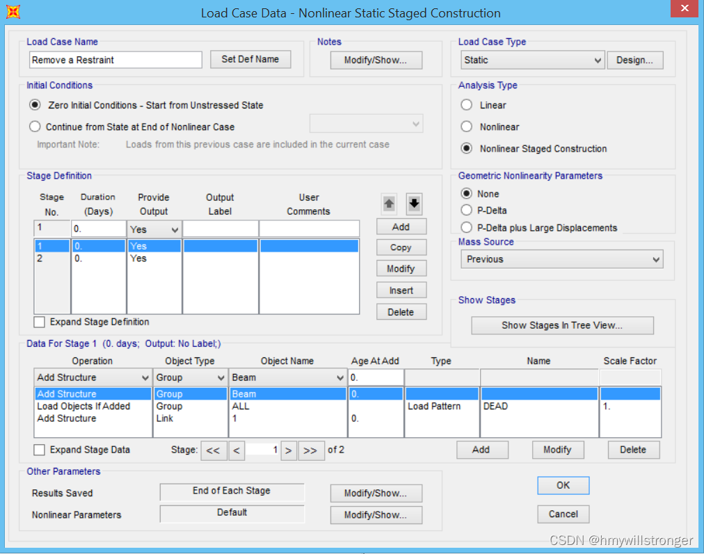 【SAP2000】使用link单元改变结构支撑条件Changing Support Conditions of a Structure_sap2000中link单元如何施加-CSDN博客
