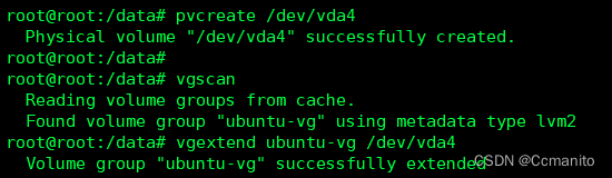 ubuntu系统逻辑卷扩容_gpt pmbr size mismatch (209715199 != 1048575999) w-CSDN博客