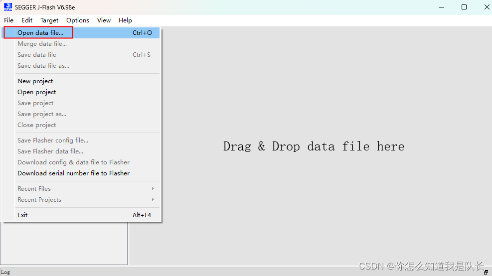 J-Link烧录bin文件_jflash could not find cfi compliant flash device-CSDN博客