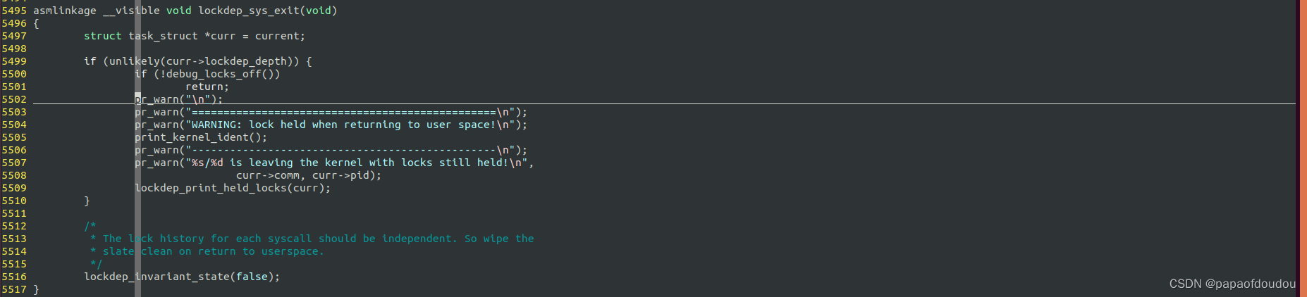 Linux用户态进程可以在持有内核锁的情况下返回用户态么？_linux lockdep futex-CSDN博客