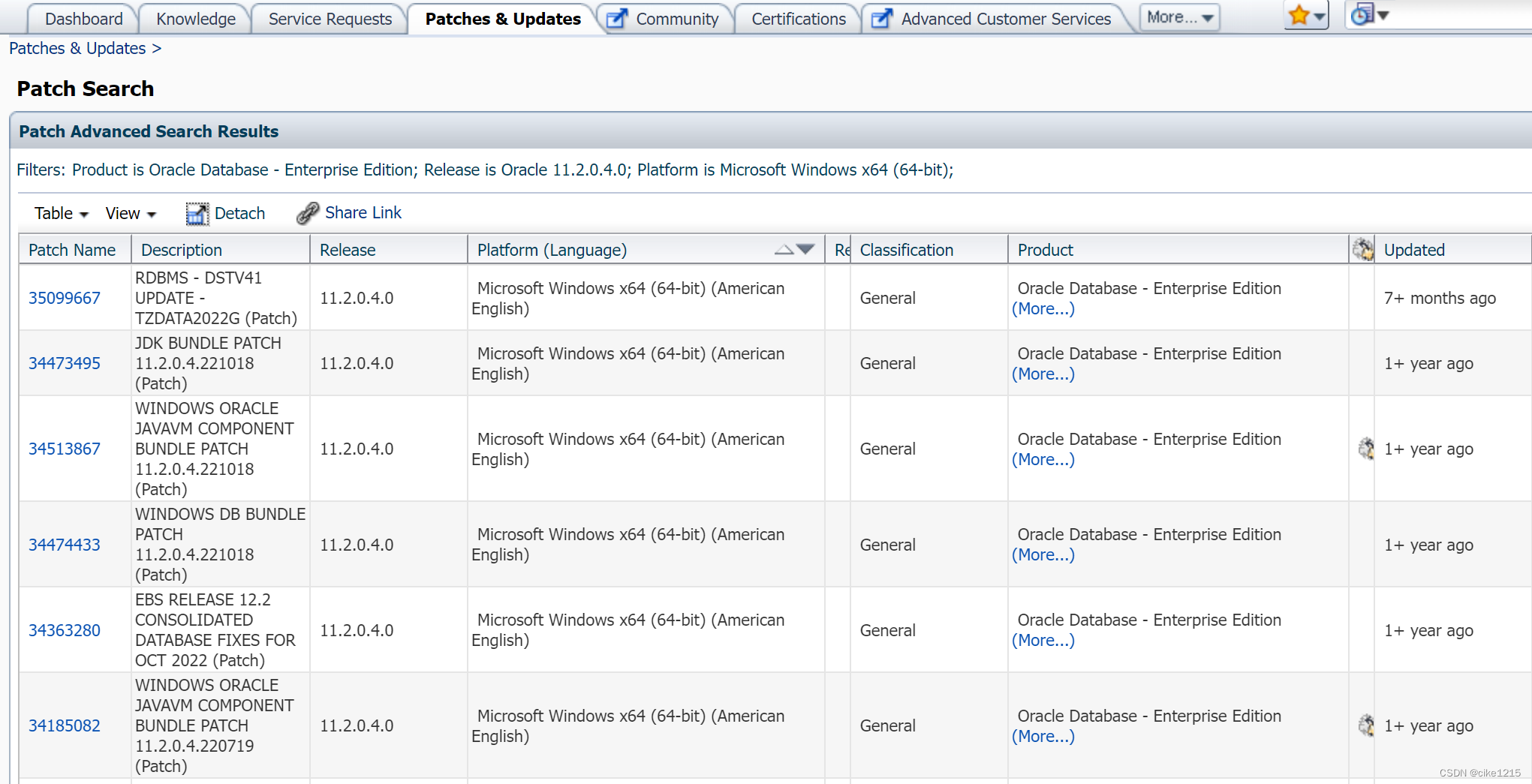 windows上oracle11g安装补丁（patches）_如何下载oracle11补丁包-CSDN博客