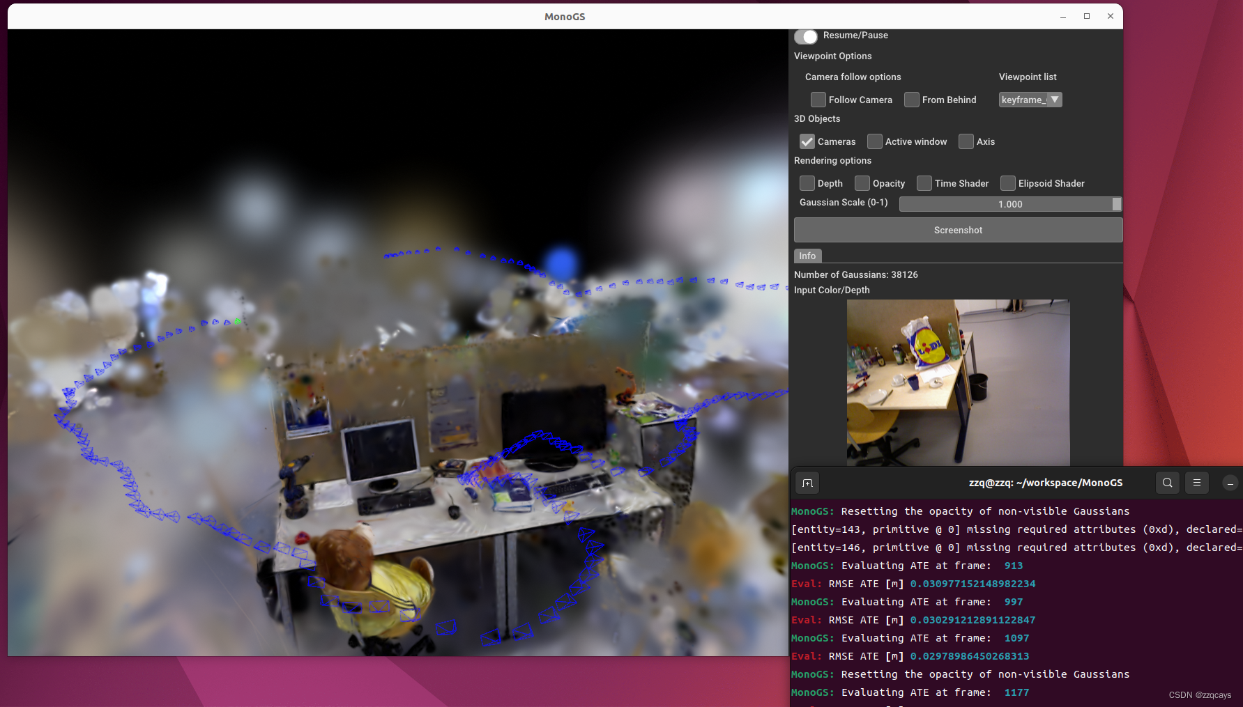 复现Gaussian Splatting SLAM_gs slam复现-CSDN博客