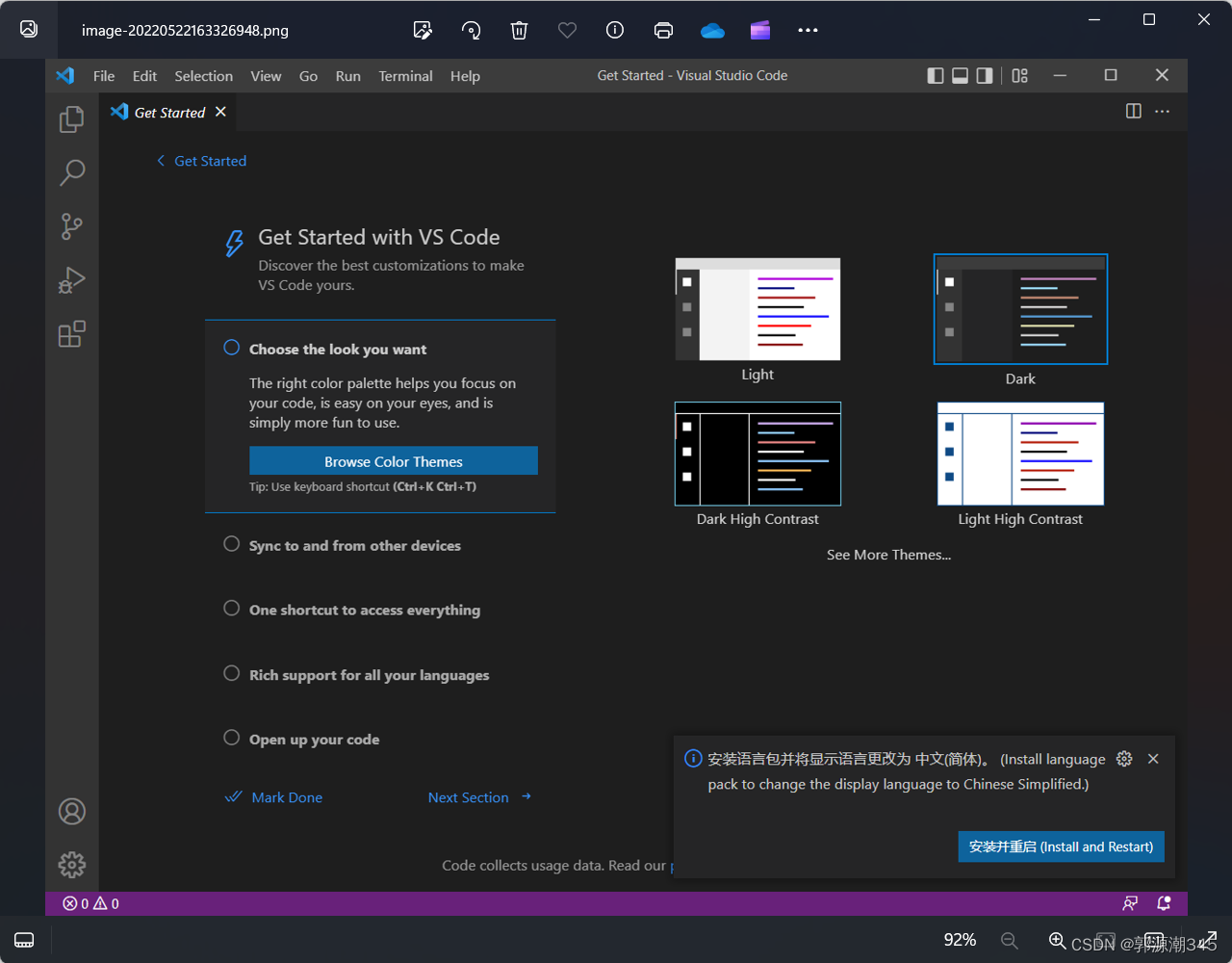 VsCode安装及常用插件下载_vscode插件vue下载-CSDN博客