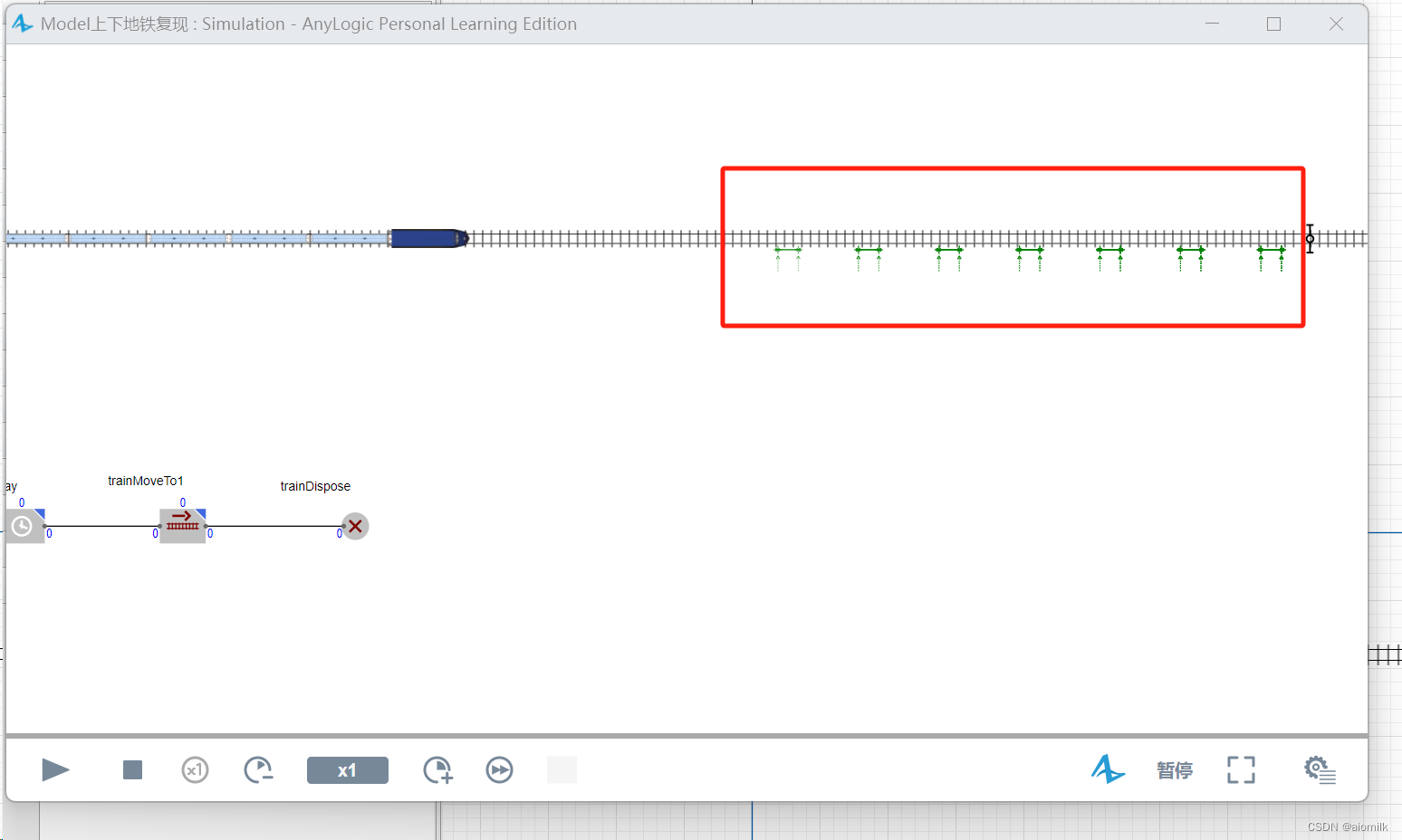 AnyLogic 8.8.6 培训笔记 ——上下地铁（上）_将地铁线路导入anylogic-CSDN博客