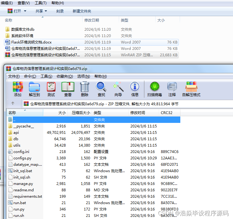 基于flask框架的仓库物流信息管理系统设计和实现 Pythonmysql论文 Csdn博客