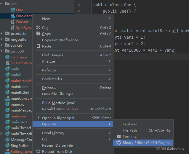 使用idea Hexeditor插件打开二进制文件idea打开二进制文件 Csdn博客