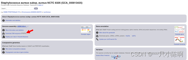 基因组文件及gtf文件的下载及从GTF中提取注释信息-CSDN博客