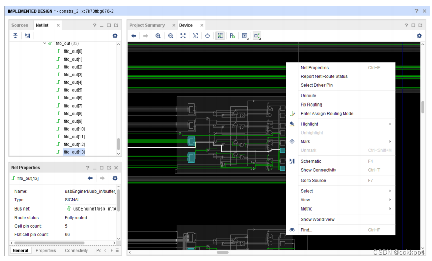 vivado 修改实施结果、修改设计的放置、布线_vivado 手动布线-CSDN博客