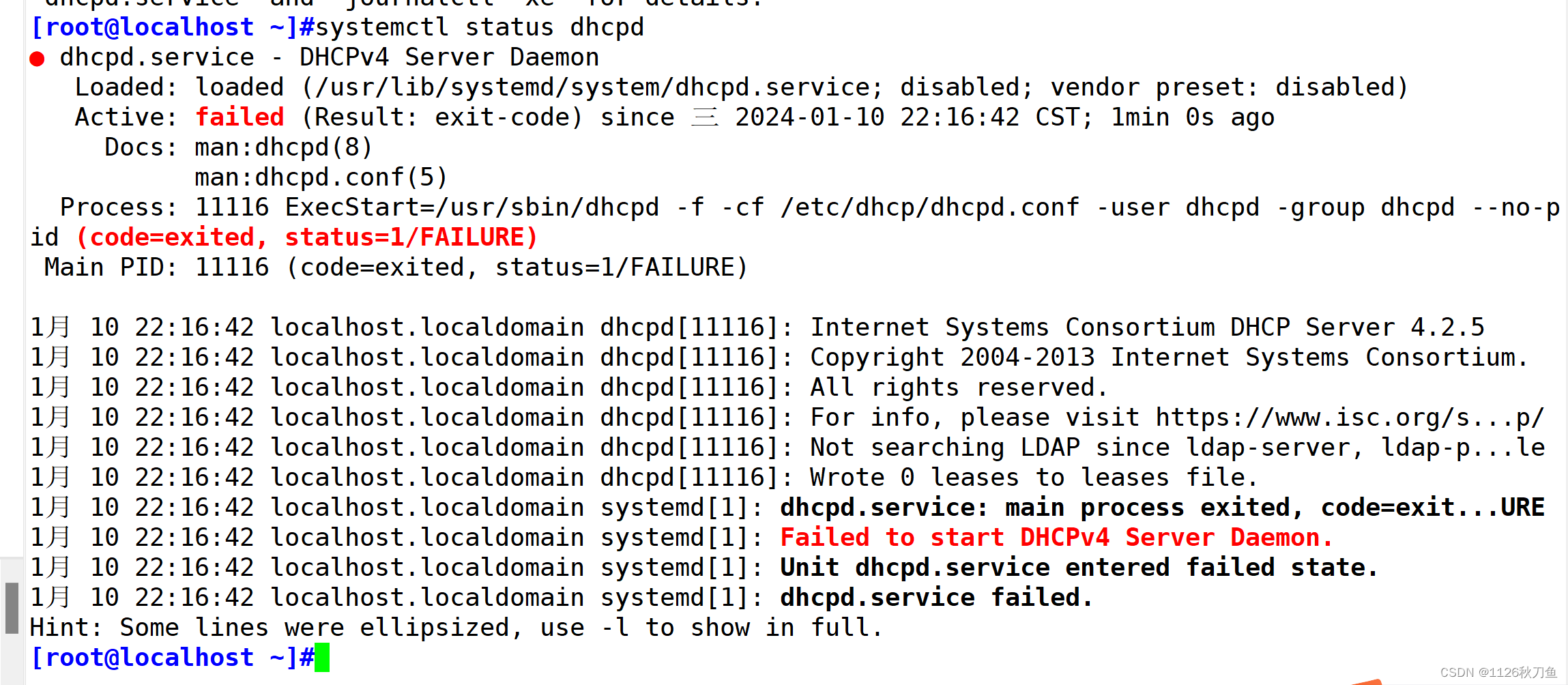 linux中的dhcp配置_linux dhcp重新分配-CSDN博客
